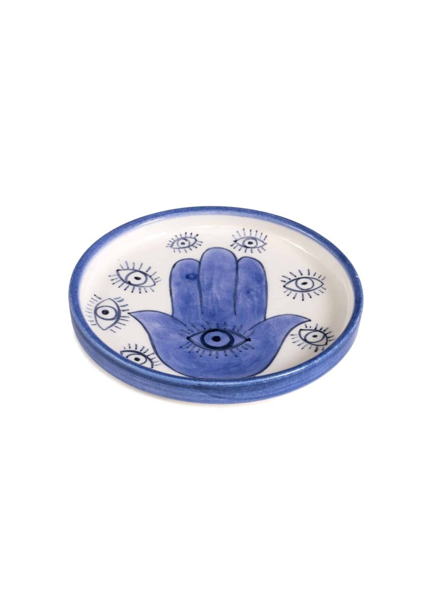 Inner Eye Collection Handmade Luck Yazılı Fatma Ana Eli Seramik Mini ...